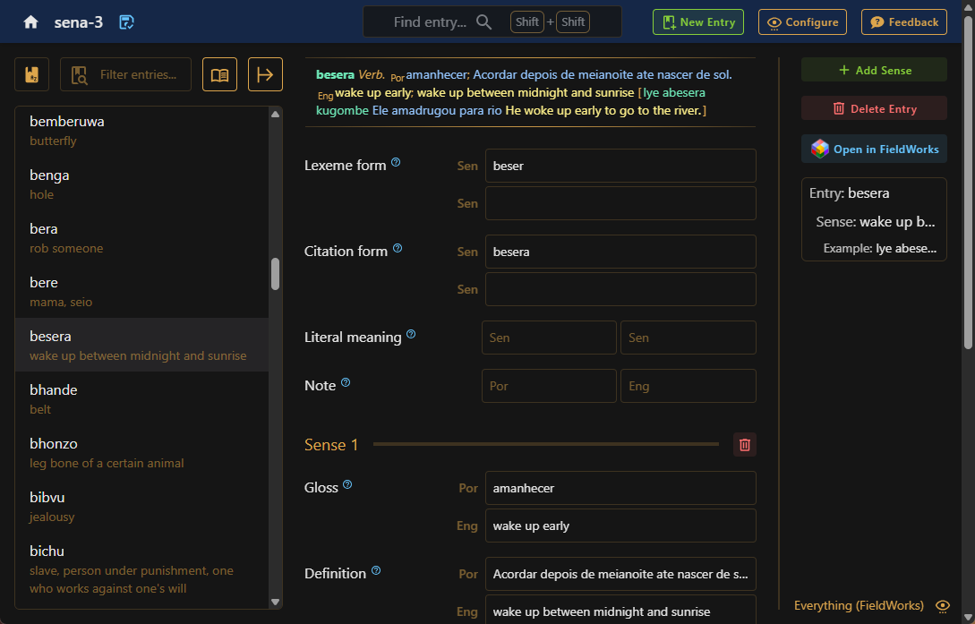 FieldWorks Lite (Beta) - FieldWorks
